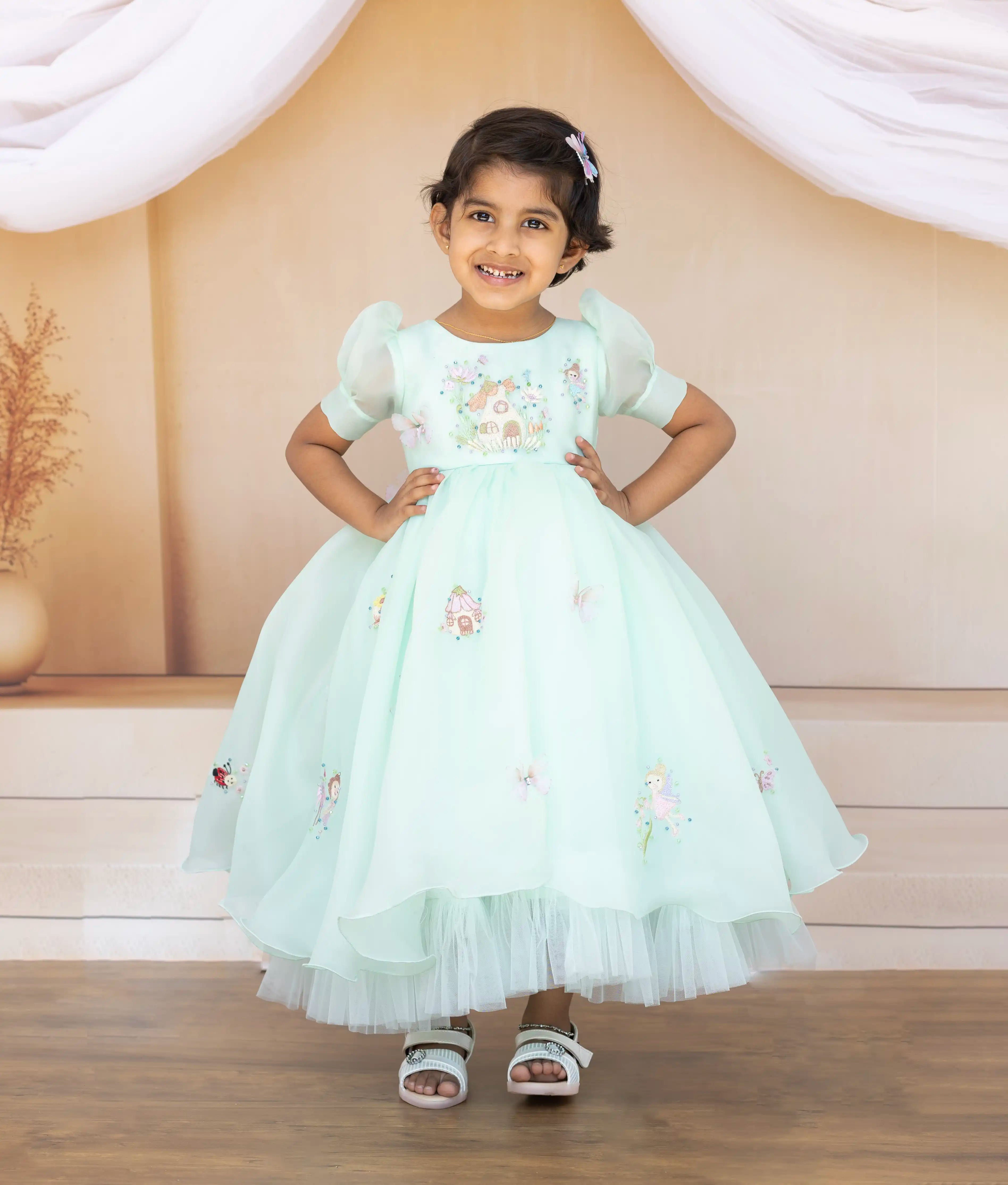 Hopscotch Disney Princess Theme Frock [Pre order:5002] – NakshatraKids LLP